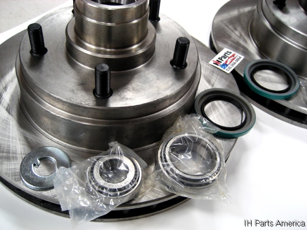 Disc Brake Rotor, Wheel Bearings & Seal Set for 1972-73 1000, 1010 ...