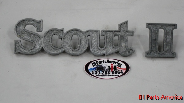 IH Parts America: Quarter Panel Emblems for 1971-80 Scout II - Unfinished