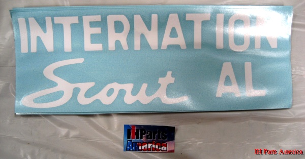 IH Parts America: Tailgate Decal Set for 1961-71 Scout 80, Scout 800 ...