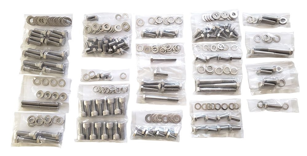 IH Parts America: Stainless Steel Hex Head Engine Bolt Kit for IH 266 ...