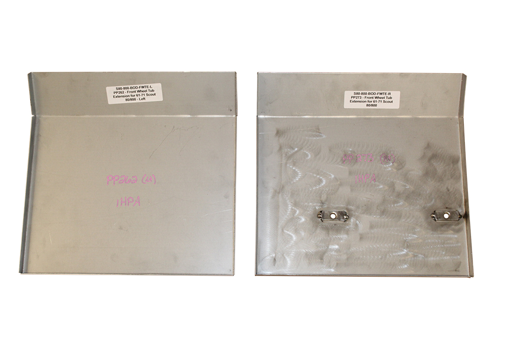 IH Parts America: Front Wheel Tub Extension Panel for 1961-71 Scout 80 ...