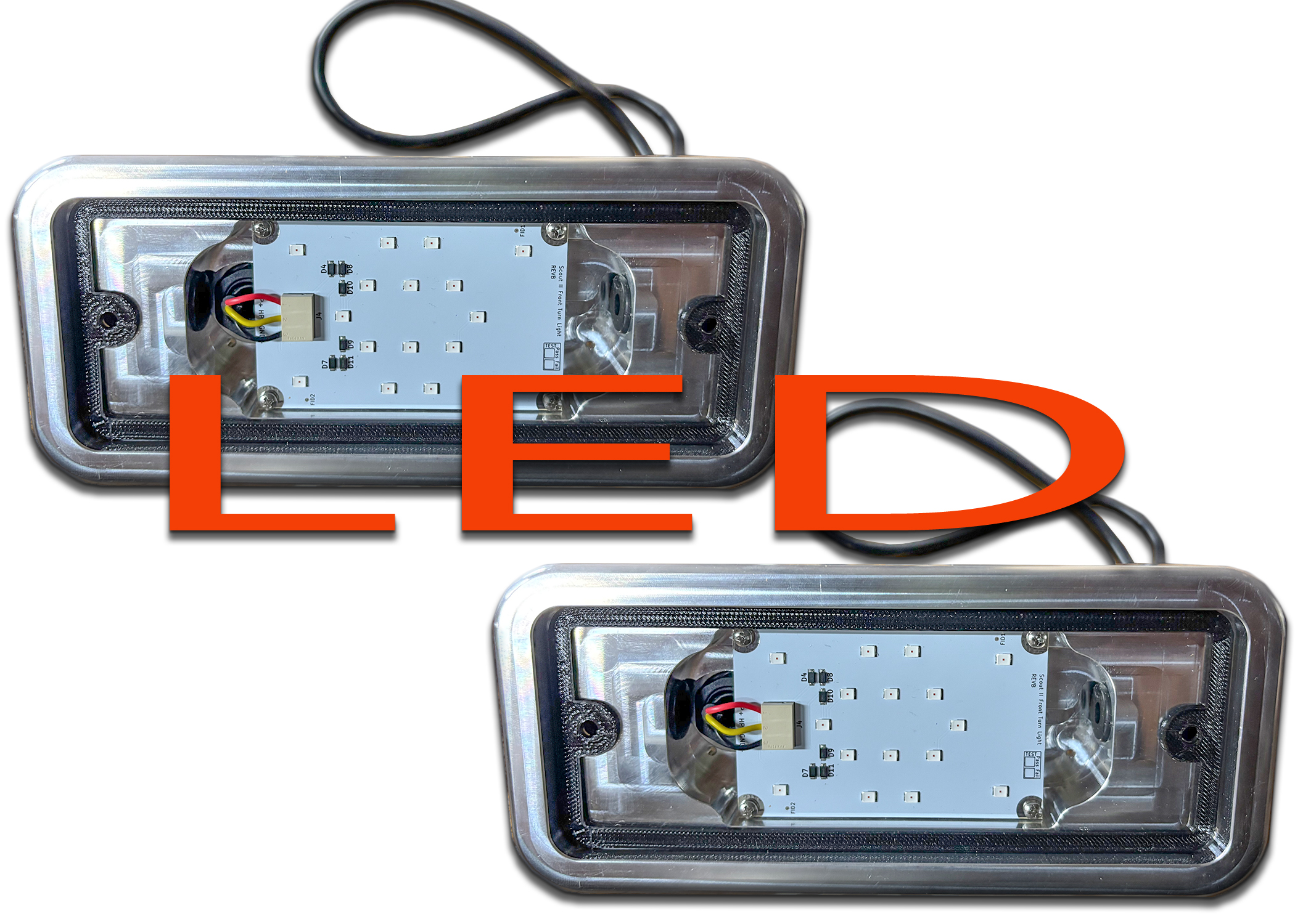 IH Parts America: LED Front Turn Signal Kit for 1971-77 Scout II, Terra ...