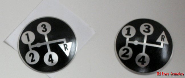 IH Parts America: Transmission or Transfer Case Shifter Knob Decals for ...