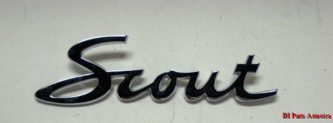 Scout Logo Emblem for 1961-71 Scout 80, Scout 800, 800A & 800B - IH ...