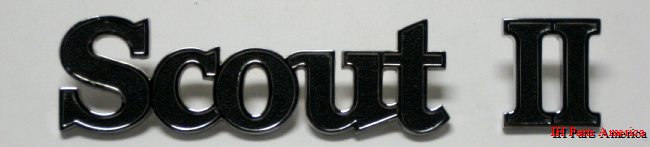1972-80 Scout II Quarter Panel Emblem - IH Parts America