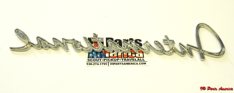 International Script Emblem for 1961-68 Pickup, Travelall, Loadstar ...
