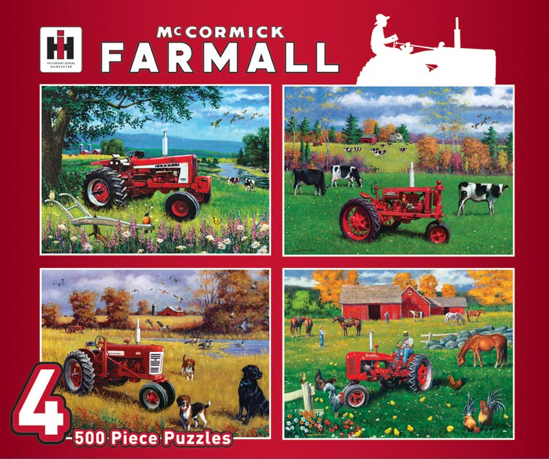 IH Parts America: Farmall 4-Pack 500 Piece Puzzle - Includes 4 ...