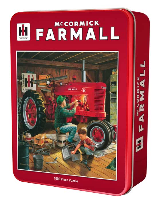 IH Parts America: Forever Red 1000 Piece Puzzle in Collectible Tin